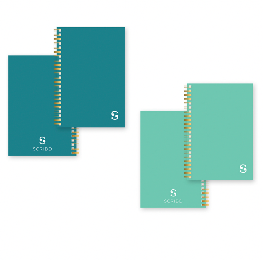 Custom Hardcover Spiral Notebook – Scribd Swag Store